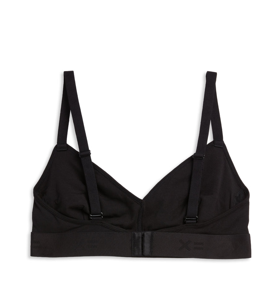 Adjustable Triangle Bralette - TENCEL™ Modal Black – tomboyx