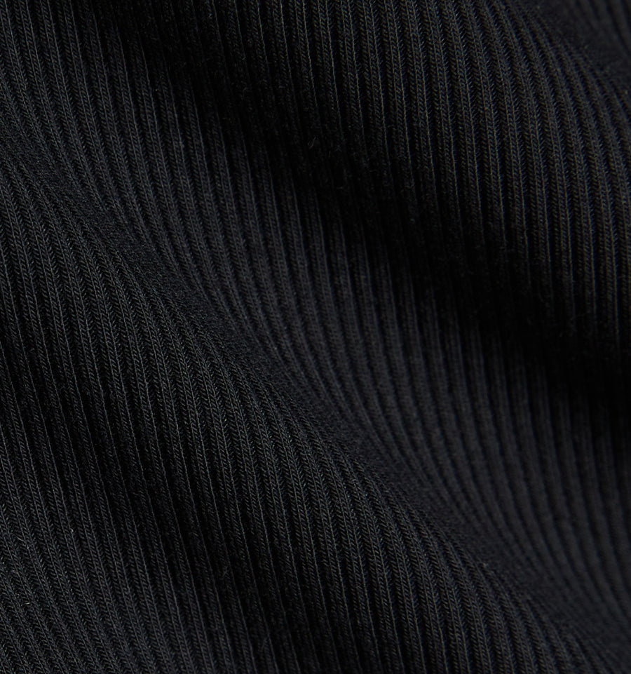 Bamboo Rib Cheeky - Black – tomboyx