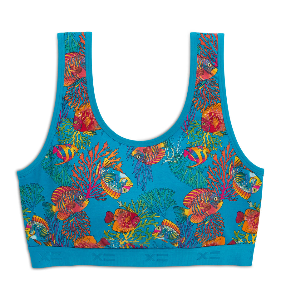 Essentials Soft Bra - Rainbow Fish – tomboyx